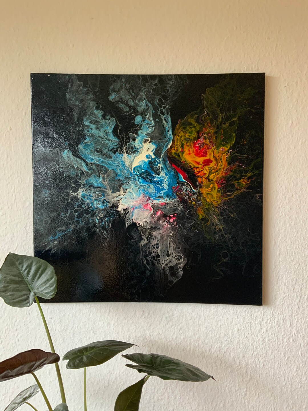STORM Pouring Painting - Etsy