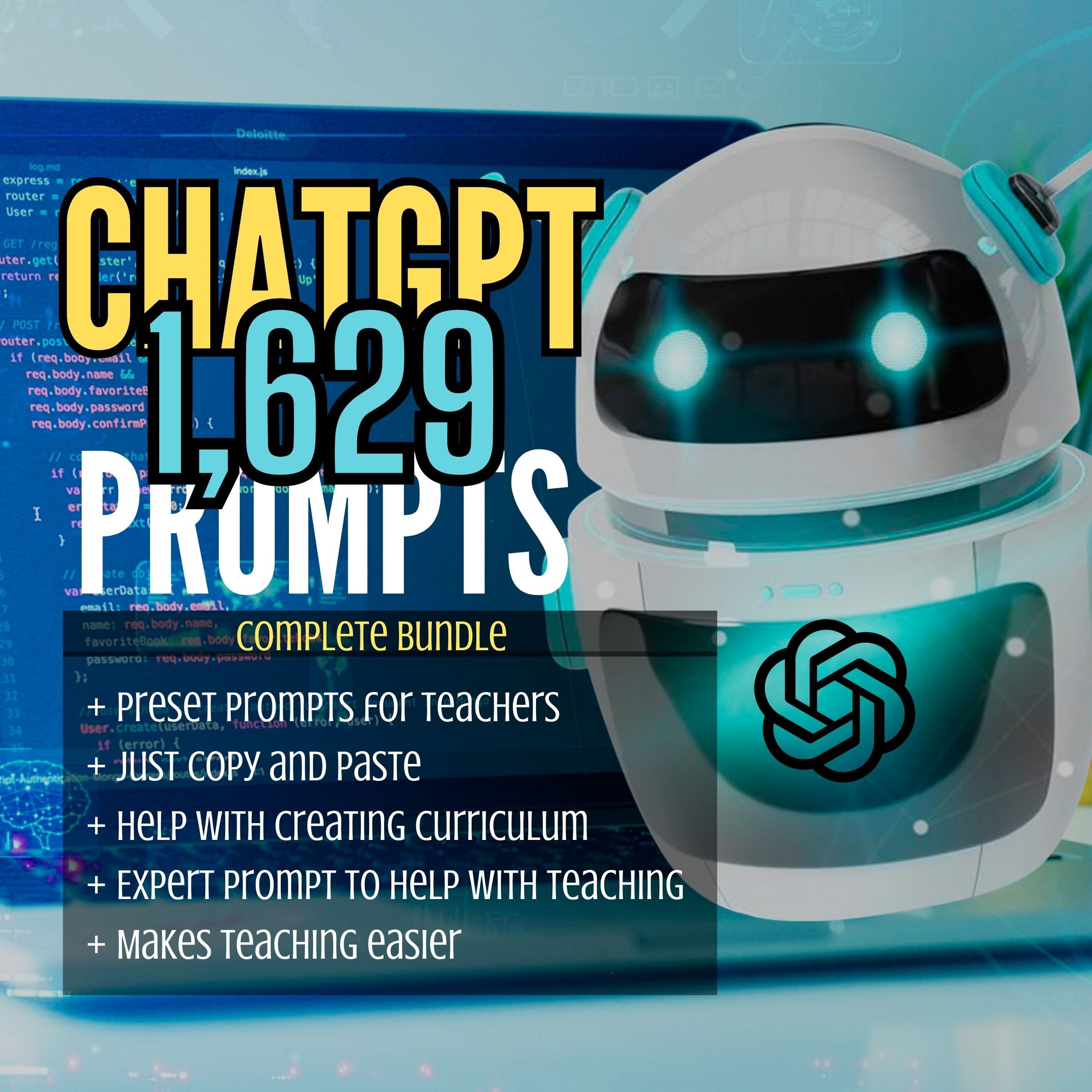 1,629 Chatgpt Prompts for Teachers, Pre-k Through High School, Chatgpt ...