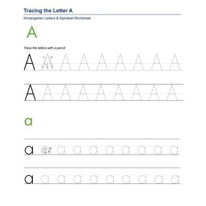 48 Printable Worksheets. Preschool-kdg Phonics - 26 Letter Tracing, 4 ...