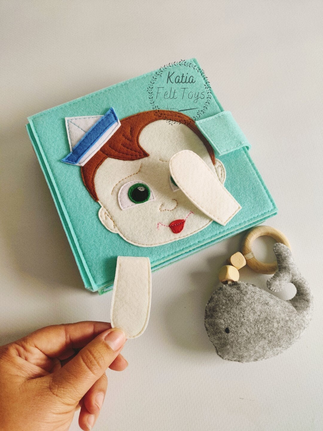 Felt Quiet Busy Book "baby Boss" Baby Activity Book. Personalised Quiet ...