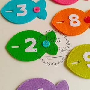 Rainbow Numbers Game, Counting Toy, Traveling Activity, Buttoning ...