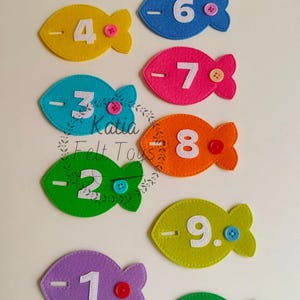 Rainbow Numbers Game, Counting Toy, Traveling Activity, Buttoning ...