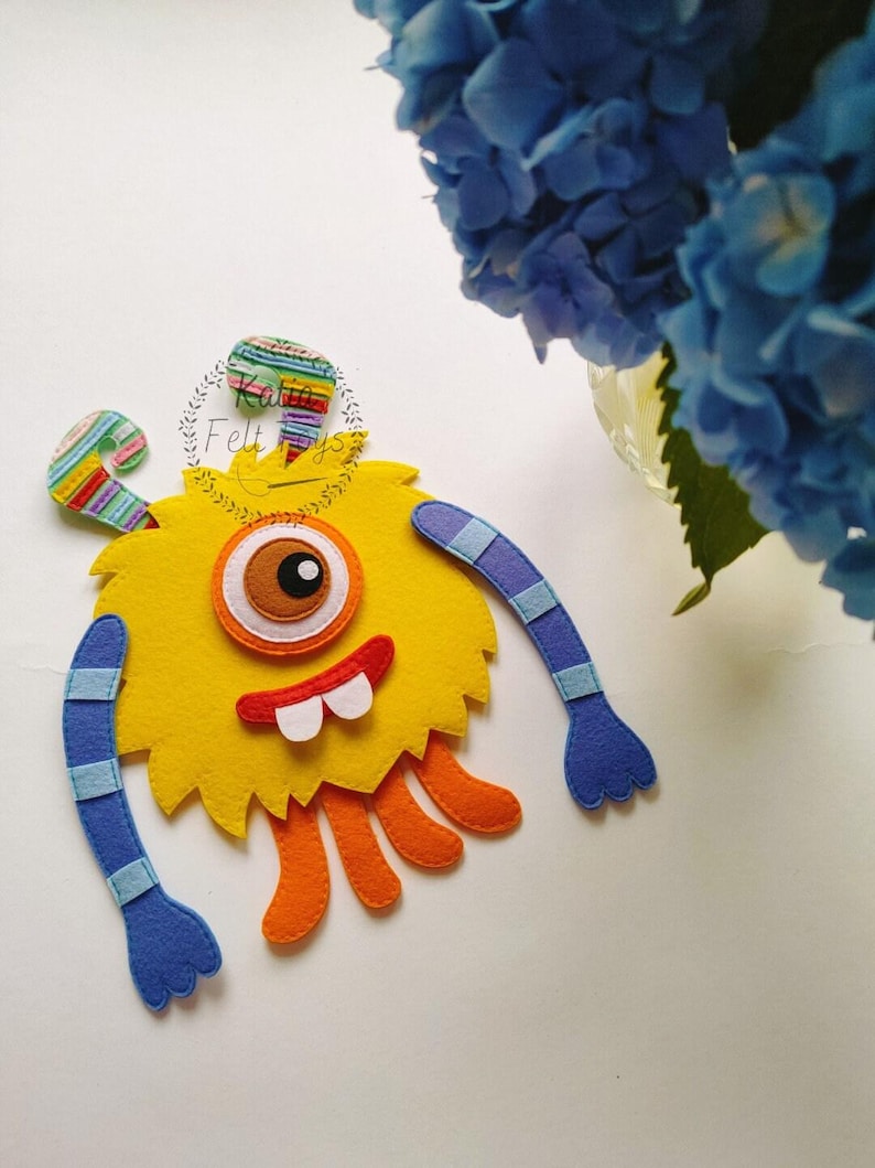 Monster Puzzle. Create Faces and Feelings for Monsters. Kids Craft ...