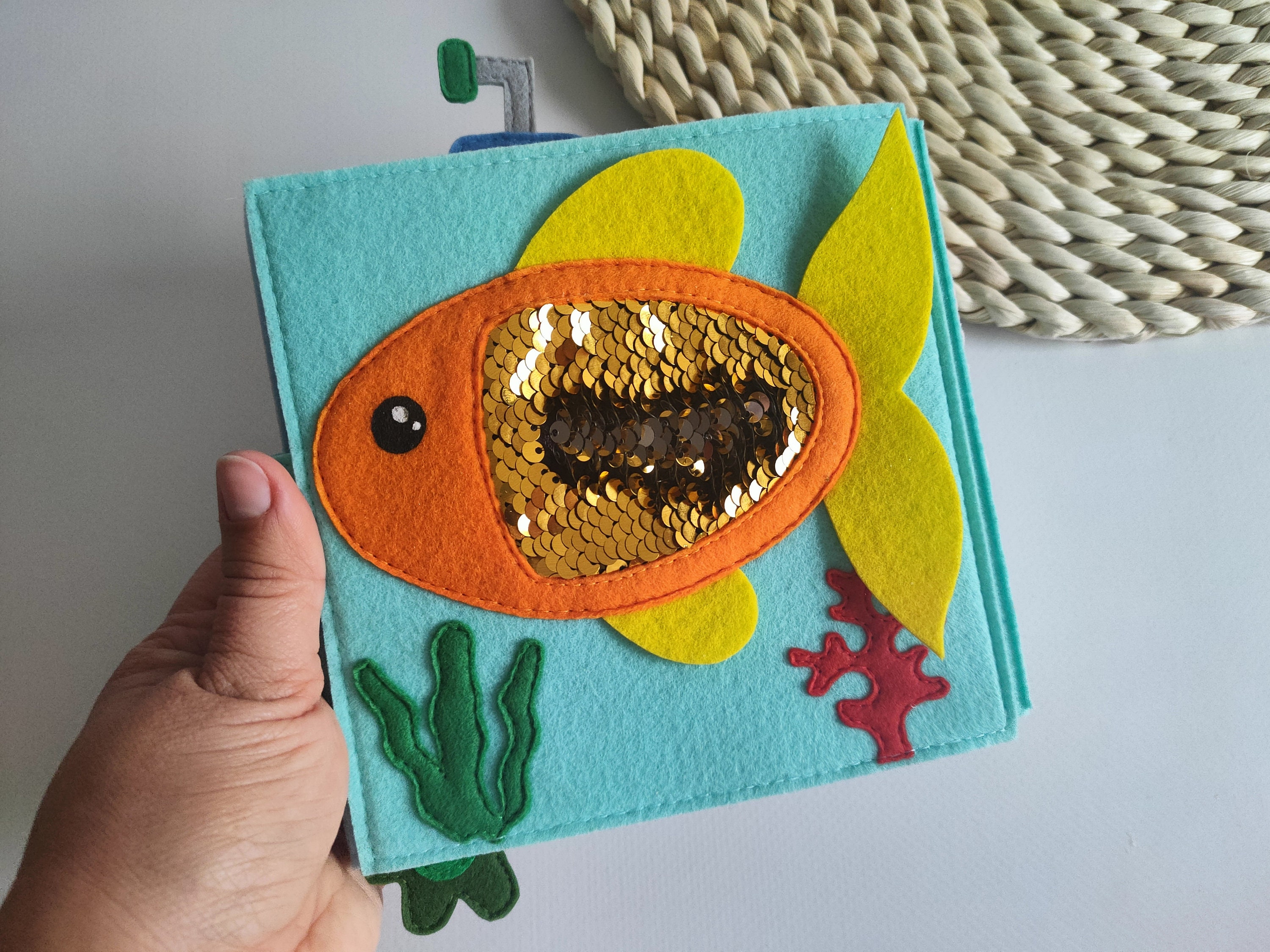 Felt Quiet Busy Book "baby Boss" Baby Activity Book. Personalised Quiet ...