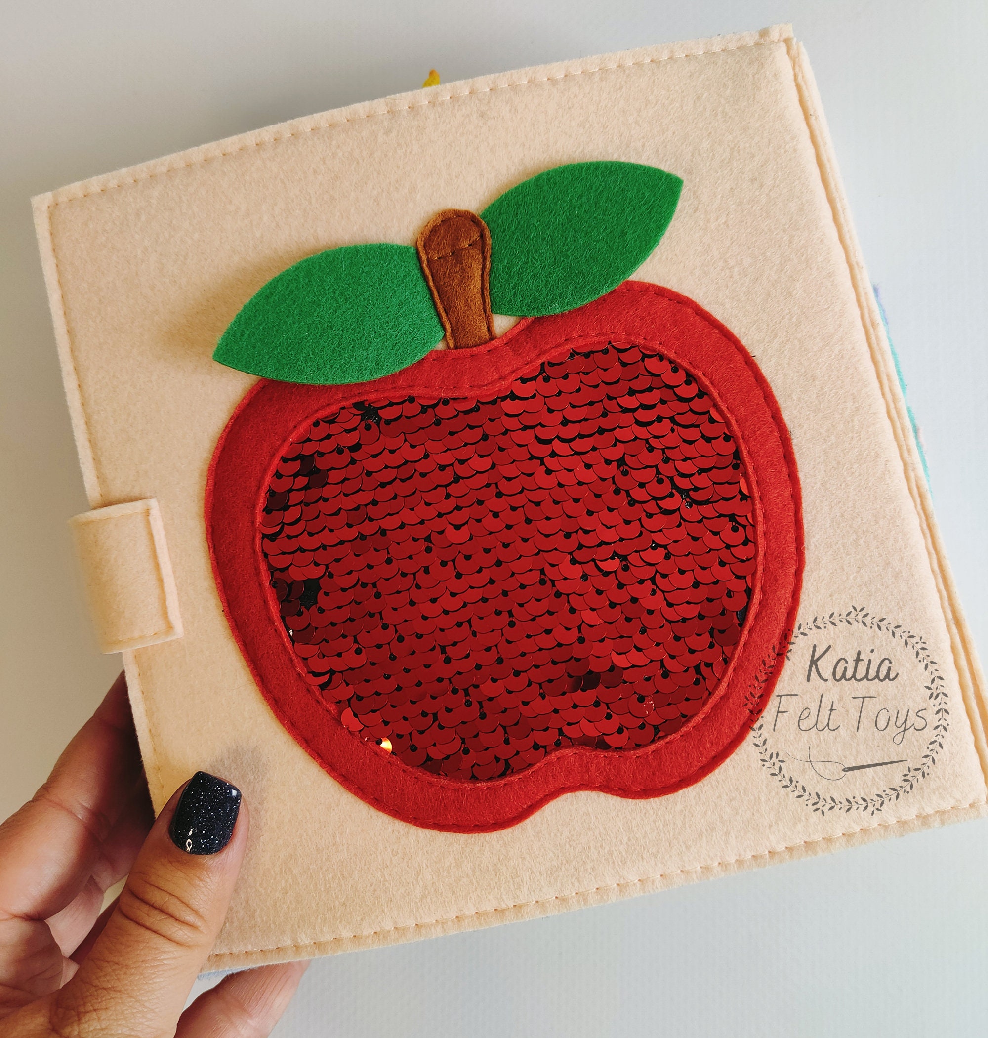 Felt Quiet Book shy Fox Clamshell Book for Kids - Etsy