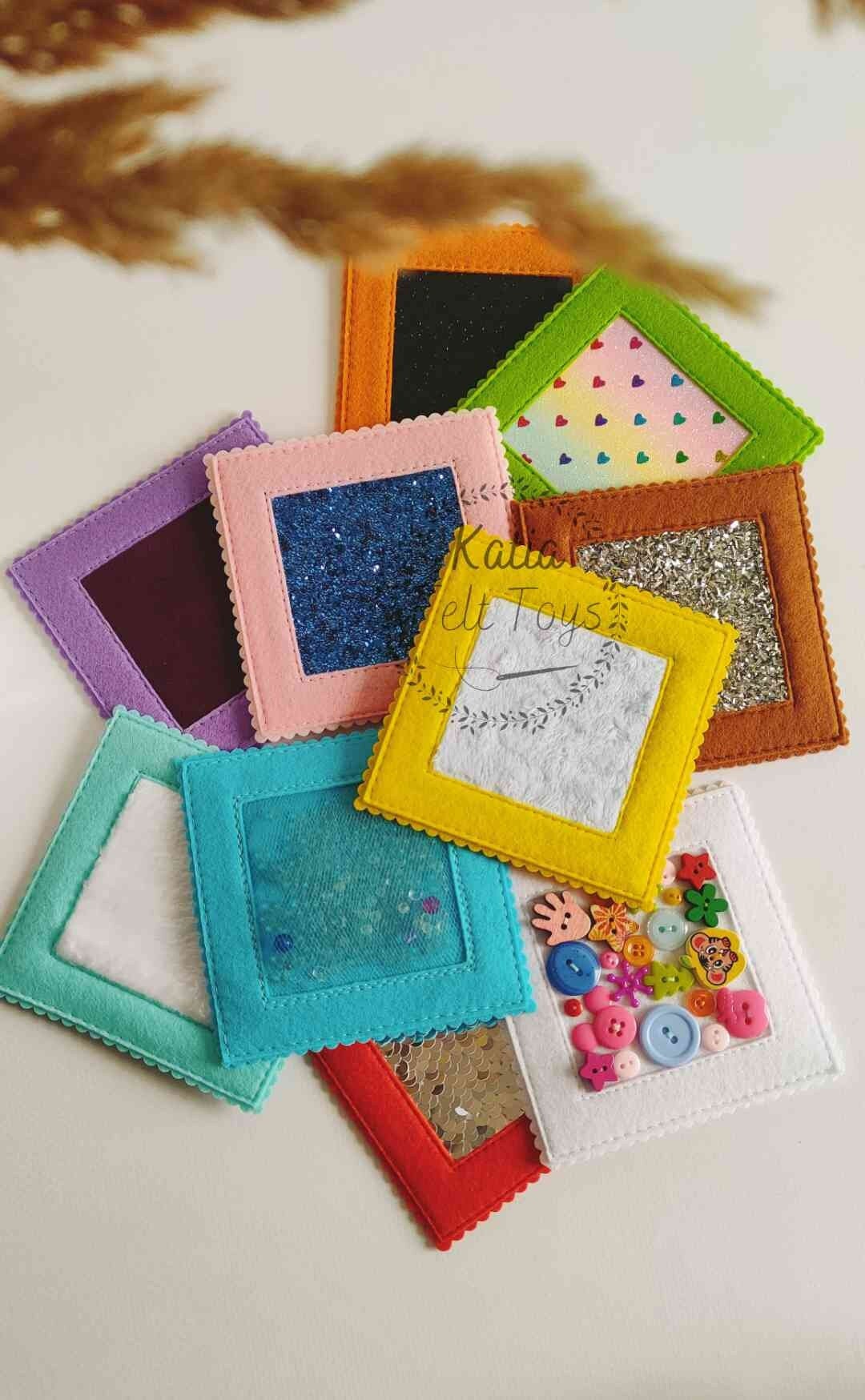 Sensory Tactile Cards Pack. Safe Touch & Feel Felt Toys for Young ...
