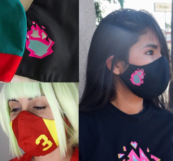 Promare Inspired Face Masks | Etsy