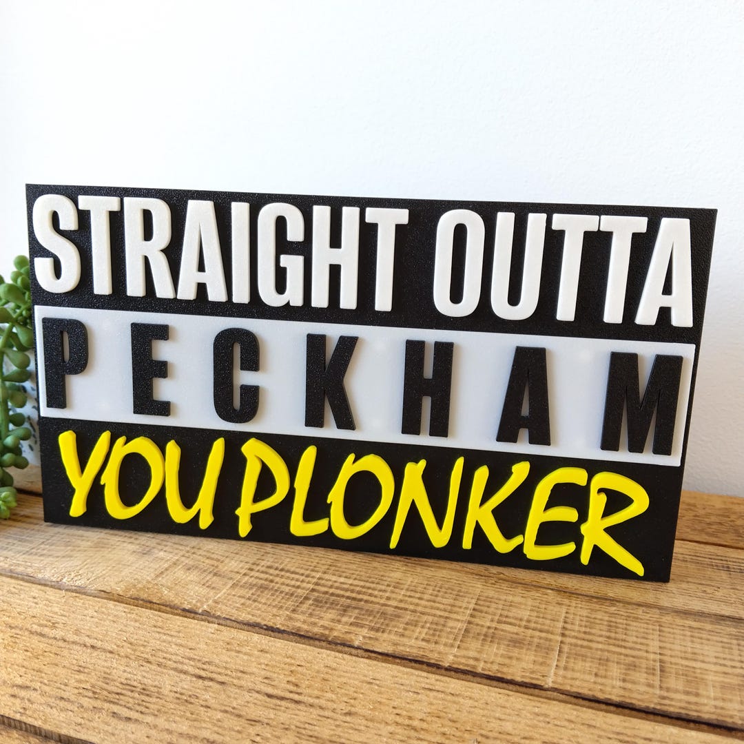 Only Fools and Horses You Plonker Inspired Sign, British TV Comedy Home ...