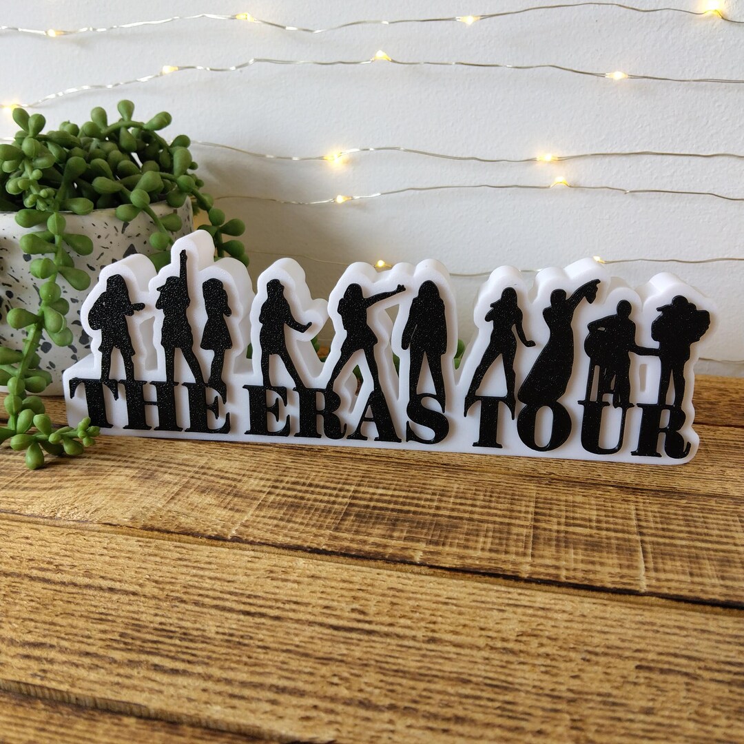 Eras Tour Inspired 3D Printed Sign, Swiftie Shelf Decor - Etsy