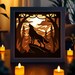 Wolf Mountain 3D Paper Cut Light Box Template (SVG Digital Download) - Etsy