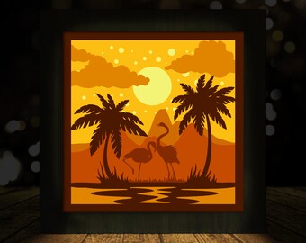 Ocean Light Box - Etsy