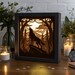 Wolf Mountain 3D Paper Cut Light Box Template (SVG Digital Download) - Etsy