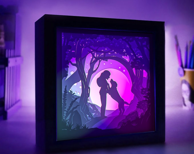 Dog Mom Shadow Box - Etsy Canada