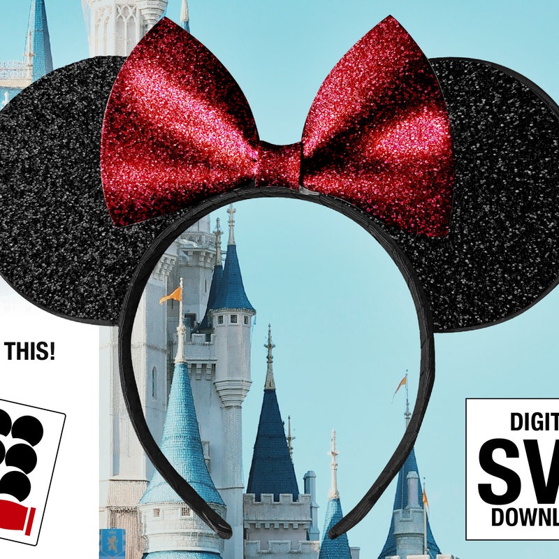 Mickey Ears Svg - Etsy