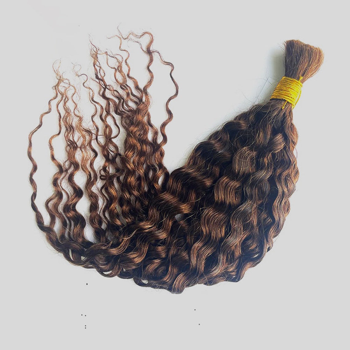 Brazilian Virgin Hair Deep Curly Bulk Hair Weaving for Braiding 100% ...
