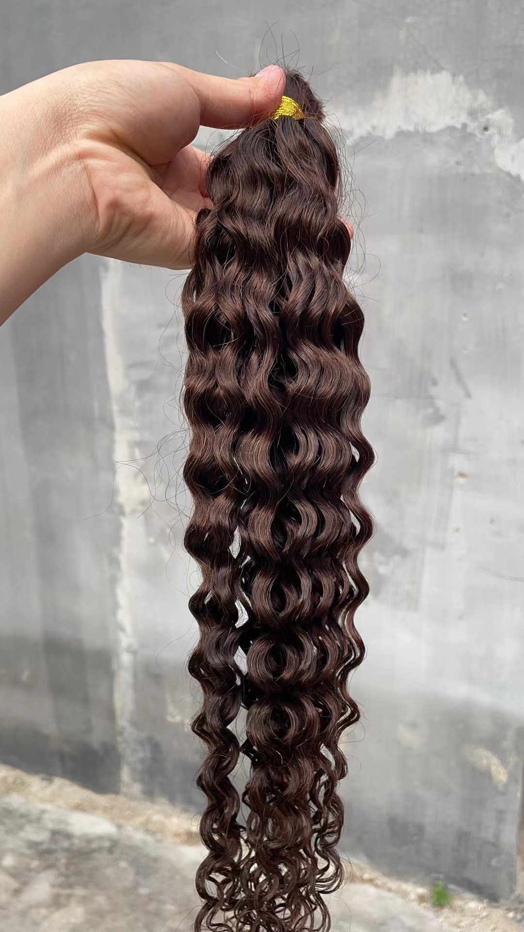 Brazilian Virgin Hair Deep Curly Bulk Hair Weaving for Braiding ...