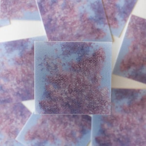 Blueberry Clouds Sticker | Original Art Sticker - Etsy