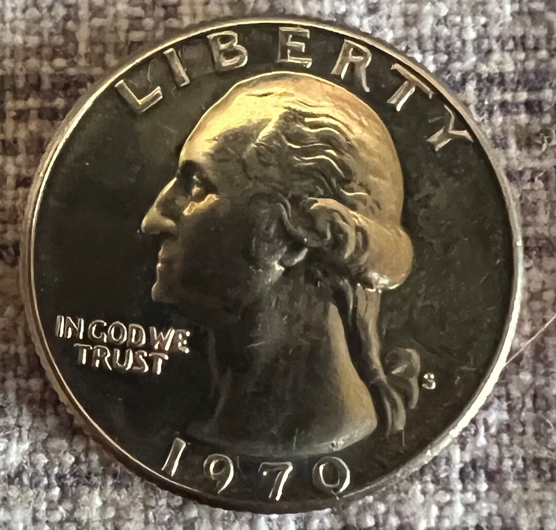 1970 S Quarter Over Strike in Excellent Condition and a 1957 Quarter - Etsy