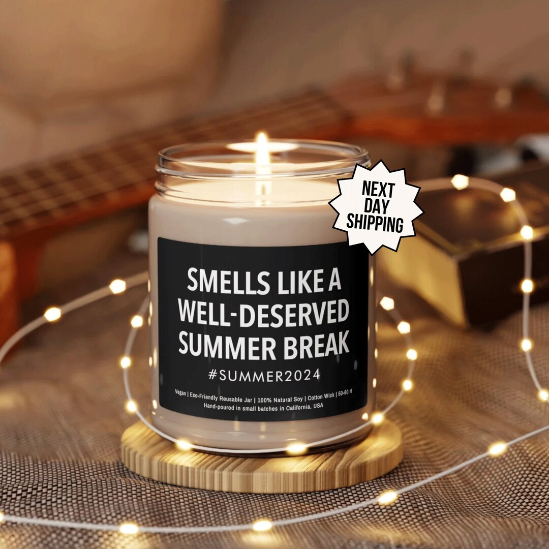 Personalized Funny Teacher Gift, Smells Like a Well Deserved Summer ...
