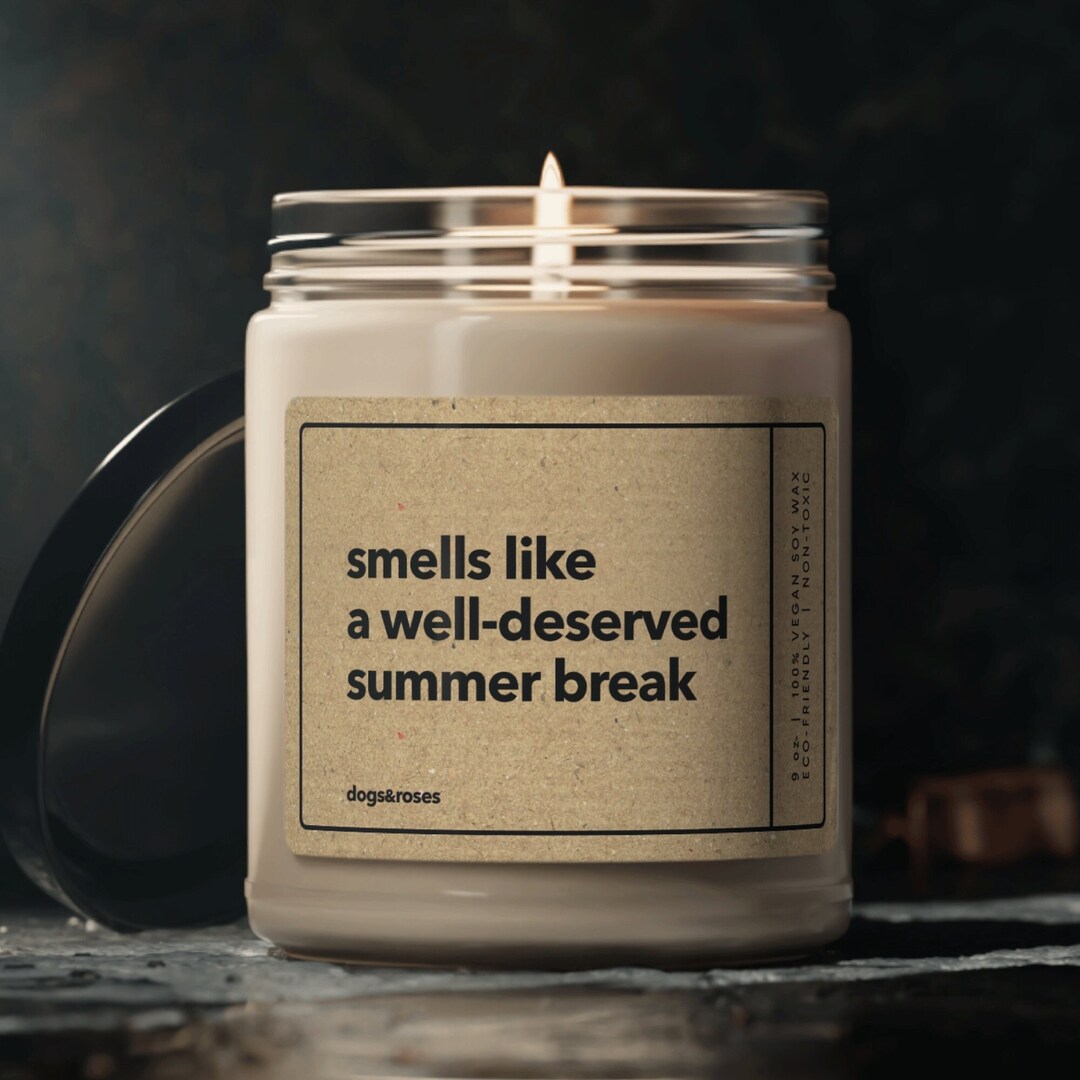 Personalized Funny Teacher Gift, Smells Like a Well Deserved Summer ...