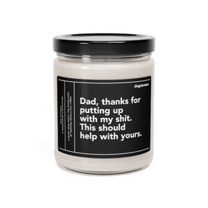 Personalized Fathers Day Gift, Gag Gifts for Dad, Funny Candle for Dad ...