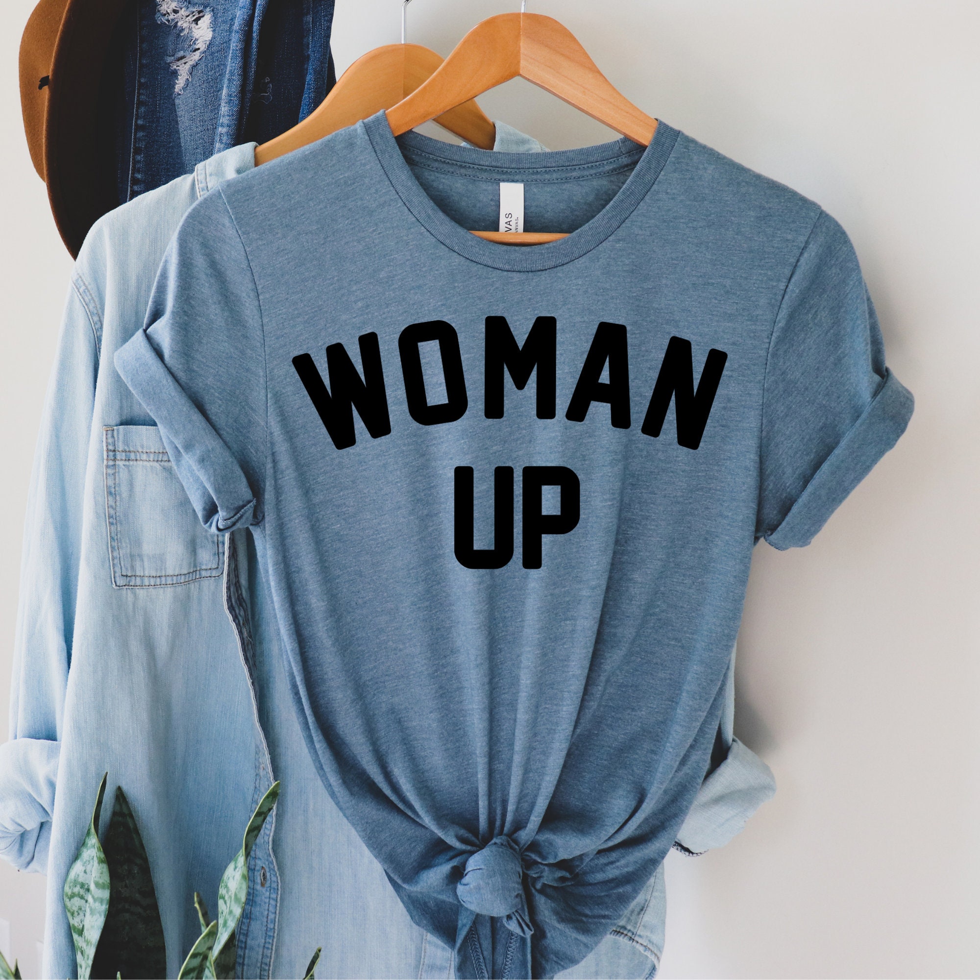 WOMAN UP Shirt Women Empowerment Shirt Feminism Girl Power - Etsy