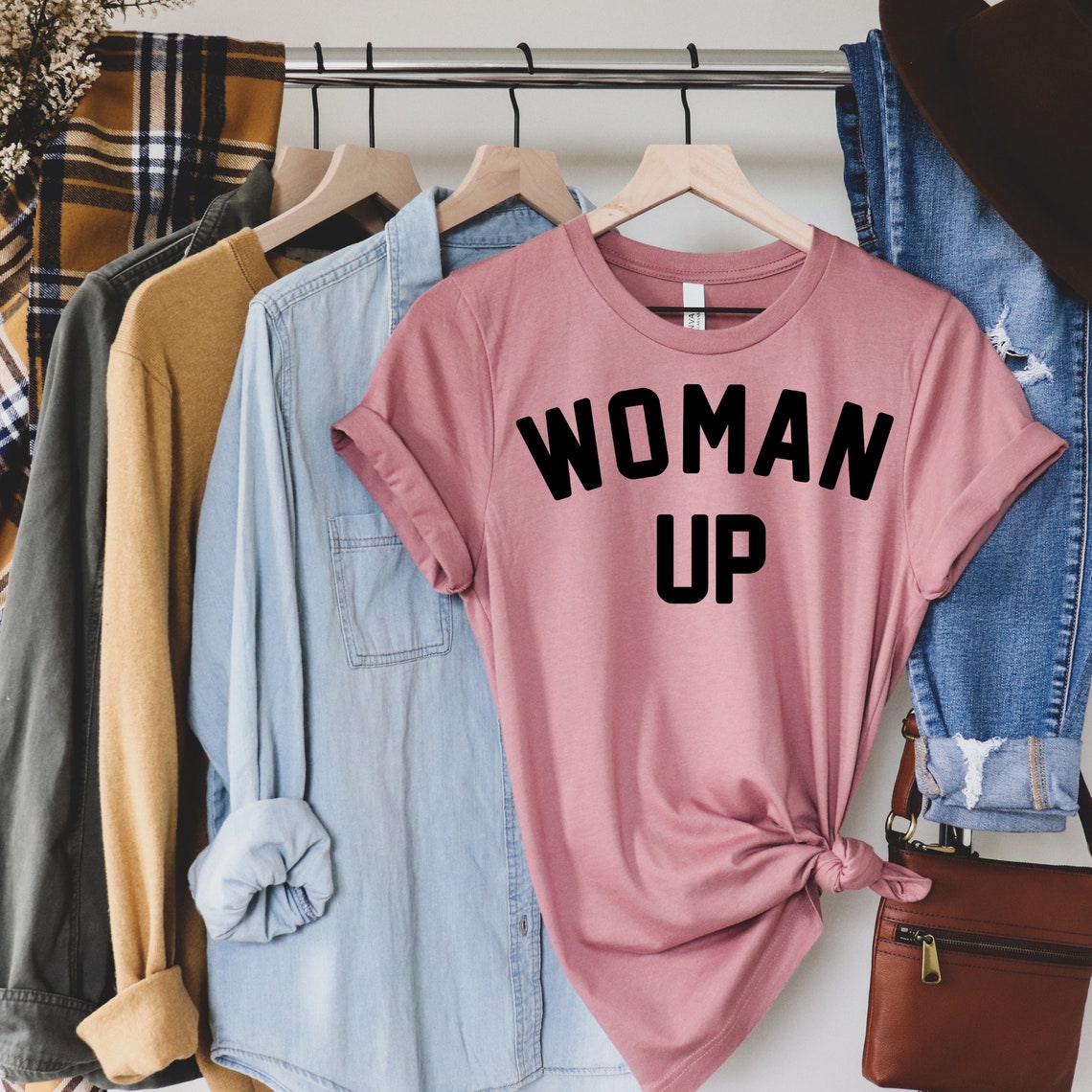 WOMAN UP Shirt Women Empowerment Shirt Feminism Girl Power - Etsy
