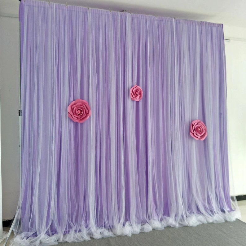 Custom Size Sapphire Chiffon Backdrop for Wedding Bridal | Etsy