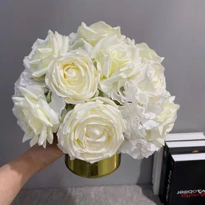 Large Flower Ball Wedding Centerpieces Red Rose Artificial Floral Ball ...
