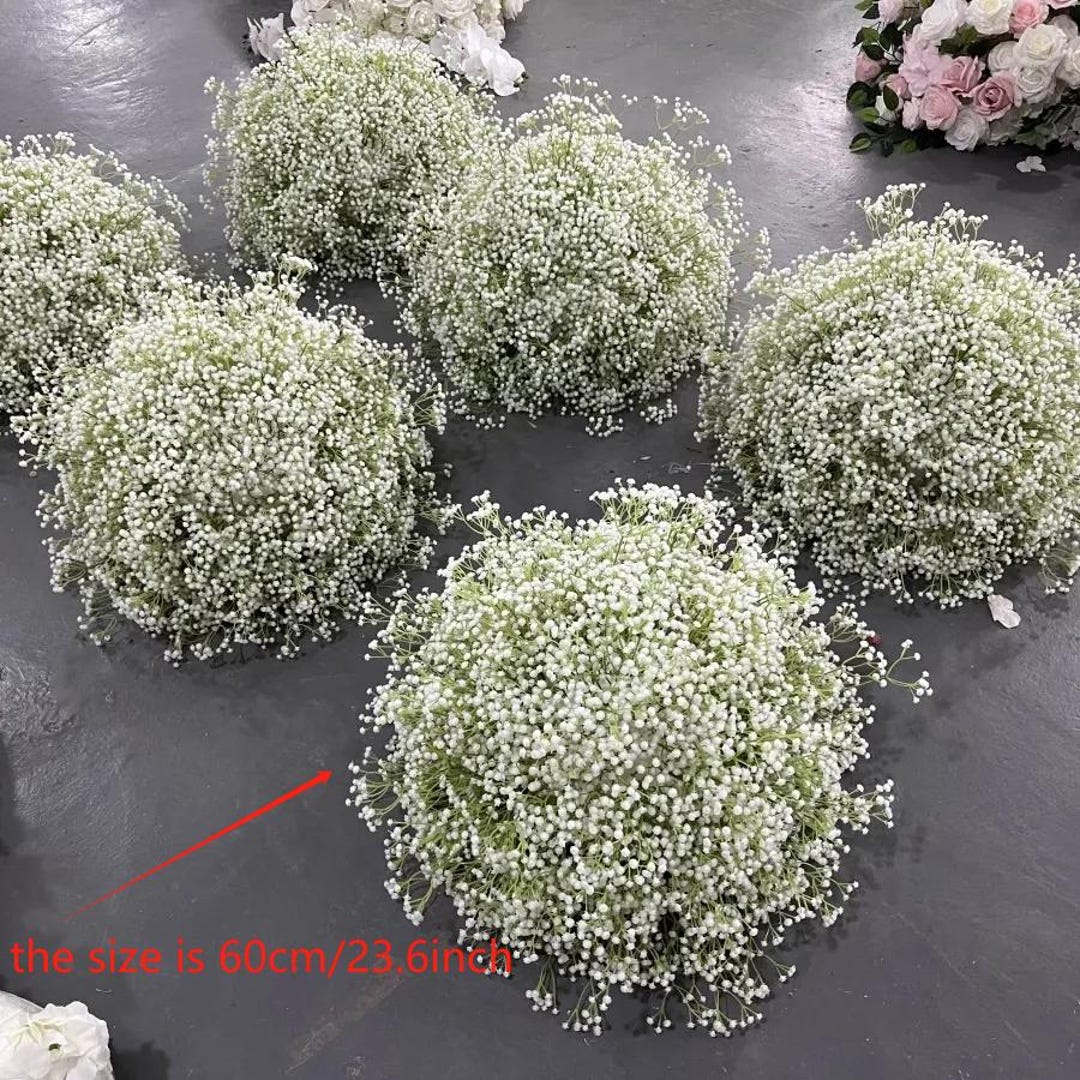 Full Gypsophila Flower Ball,baby Breathtable Centrepiece,wedding Floral ...