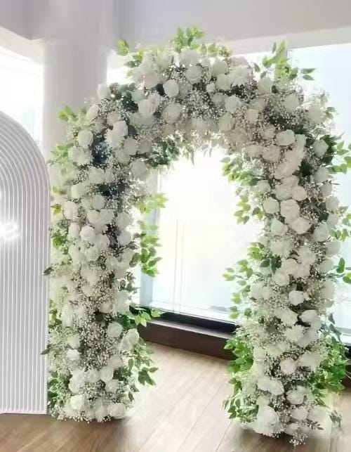 Faux Flower Ground Arch,wedding Flower Garland,wedding Flower Arch ...