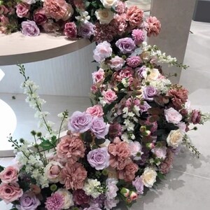 Floral Flower Runner,table Runner,simulation Flower Runner,wedding ...