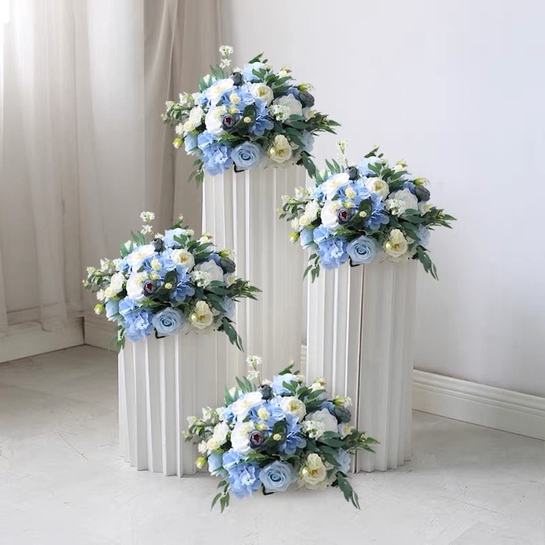 Large Flower Centrepiece Arrangement Flower Table Runner Table Flower ...