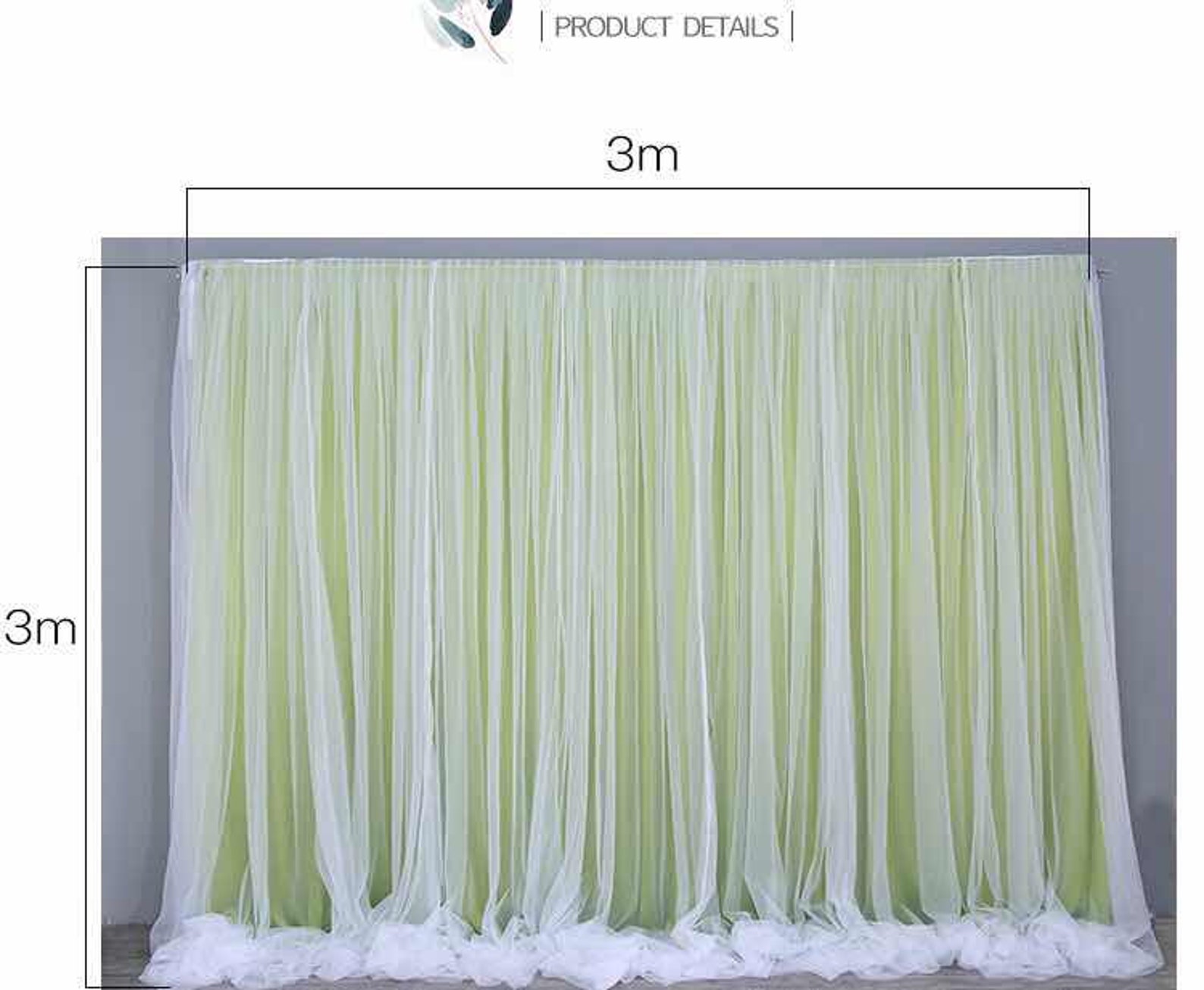 Purple Tulle Chiffon Backdrops for Bridal Shower Photography | Etsy