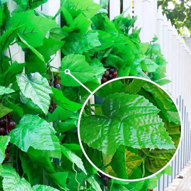 50 Pack Fake Ivy Leaves Artificial Ivy Leaves Fake Greenery | Etsy