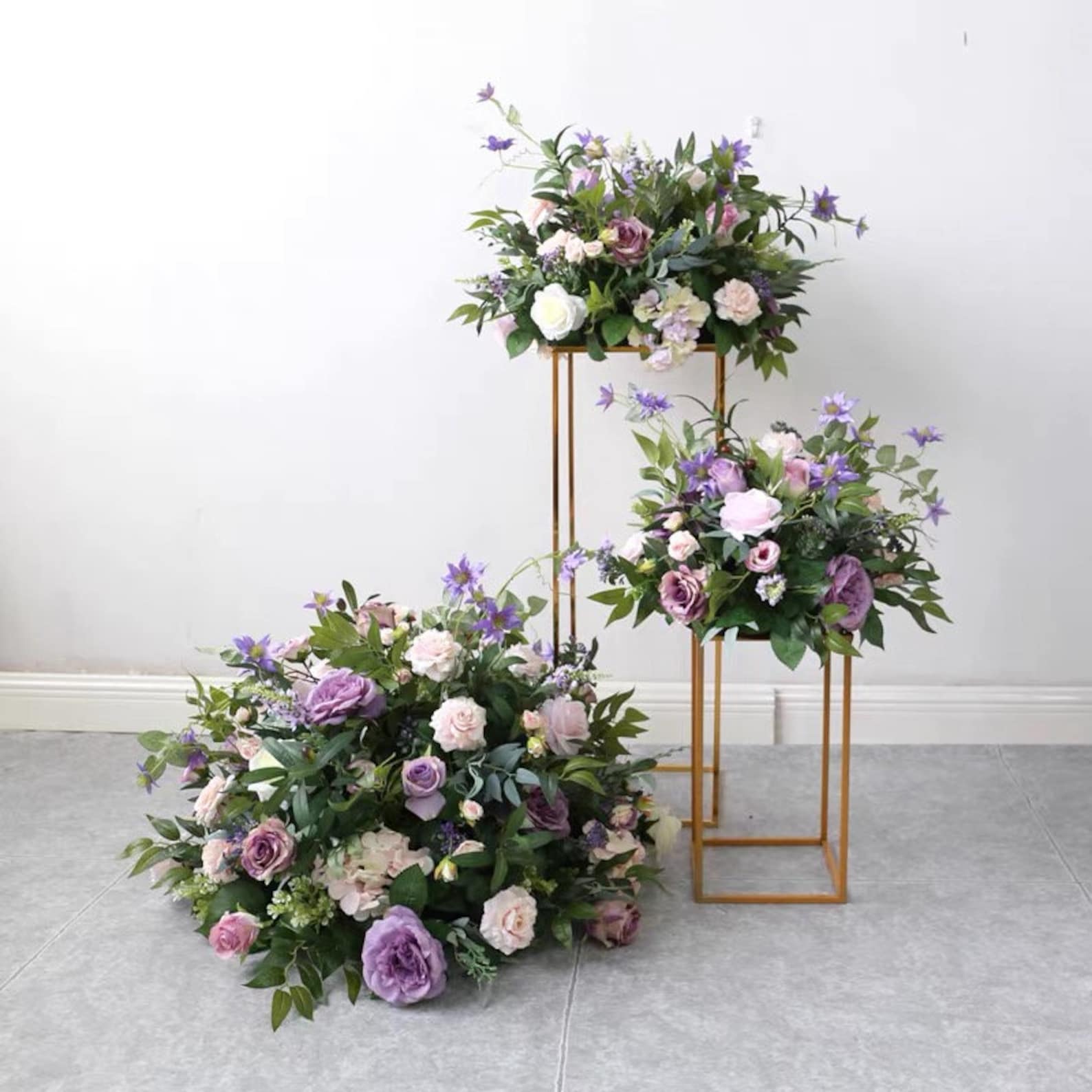 Light Blue Rose Flower Ball Table Centrepiece Wedding Flower Ball ...
