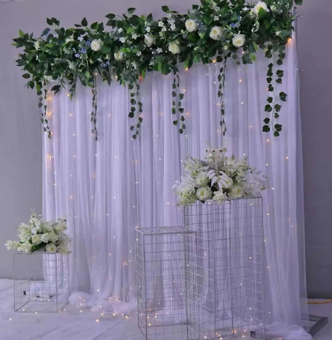 White Tulle Wedding BackdropParty Decor BackgroundNewborn | Etsy