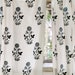 Block Print Curtains Floral Canvas Drapes Curtain Heavy - Etsy