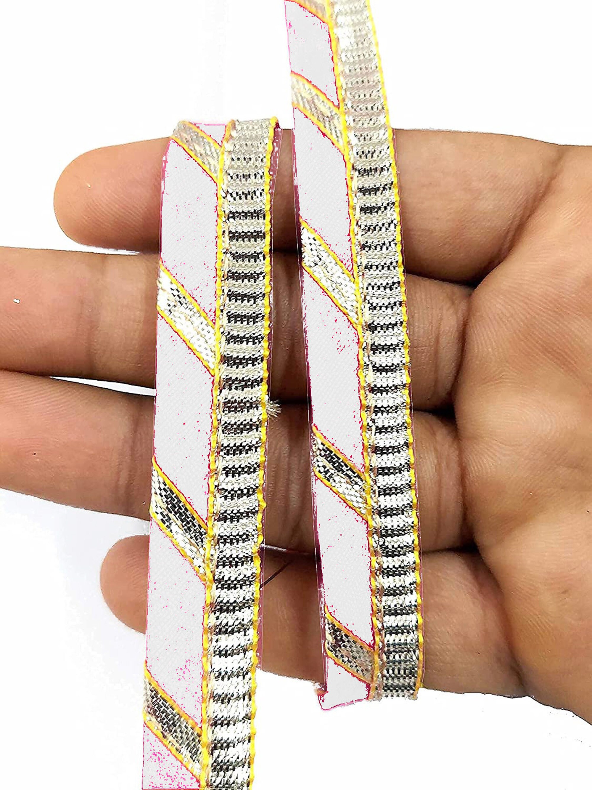 Gota Patti Trim: Indian Ribbon, Upholstery & Craft Lace - 50 Yards - Etsy