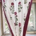 Poppy Flower Print Curtains/ Block Printed Curtain/ Bohemian Curtains ...