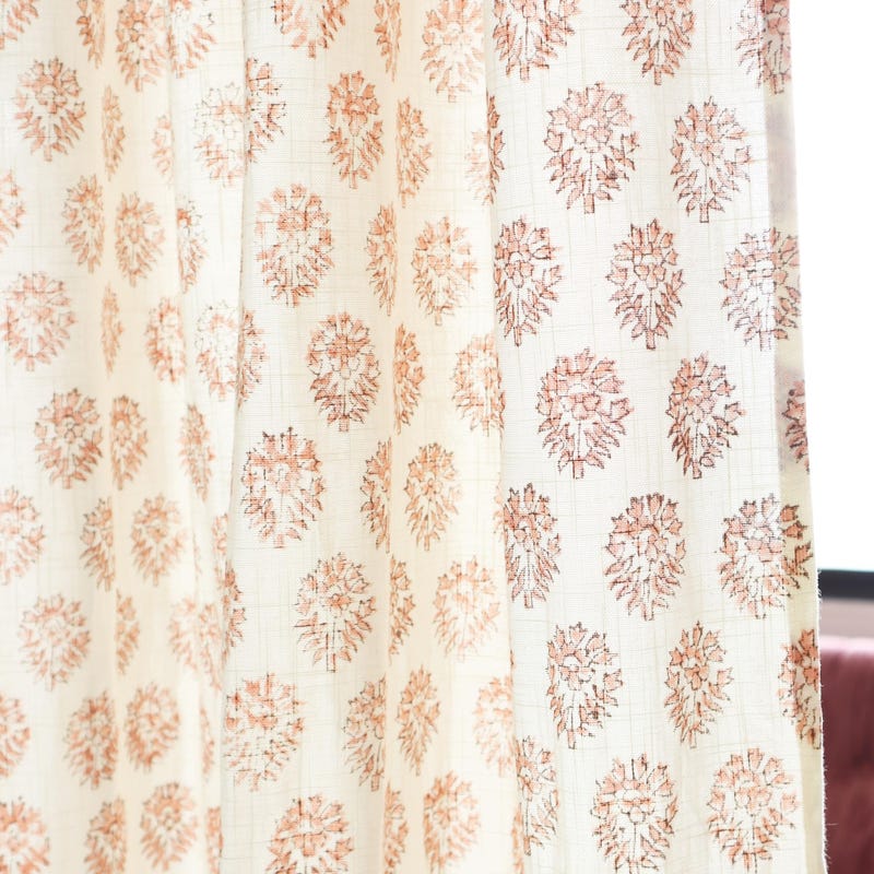 Block Print Curtains - Etsy