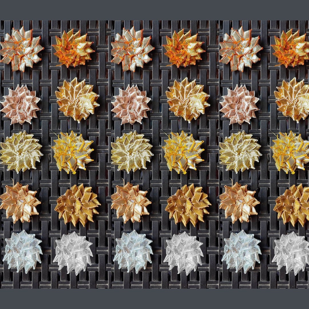 25 Pcs of Layer Gota Patti/ Indian Applique/layered Gota Flowers ...