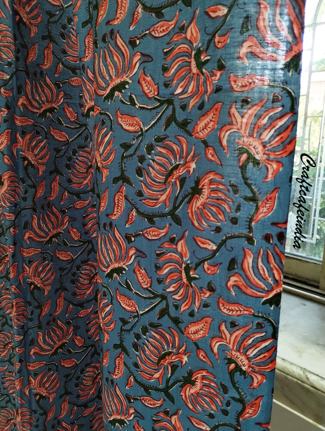 Cottage Core Boho Floral Curtain Panels, Floral Nursery Curtains ...