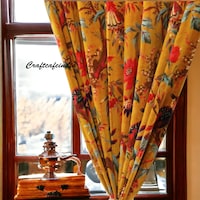 Velvet Curtains - Etsy