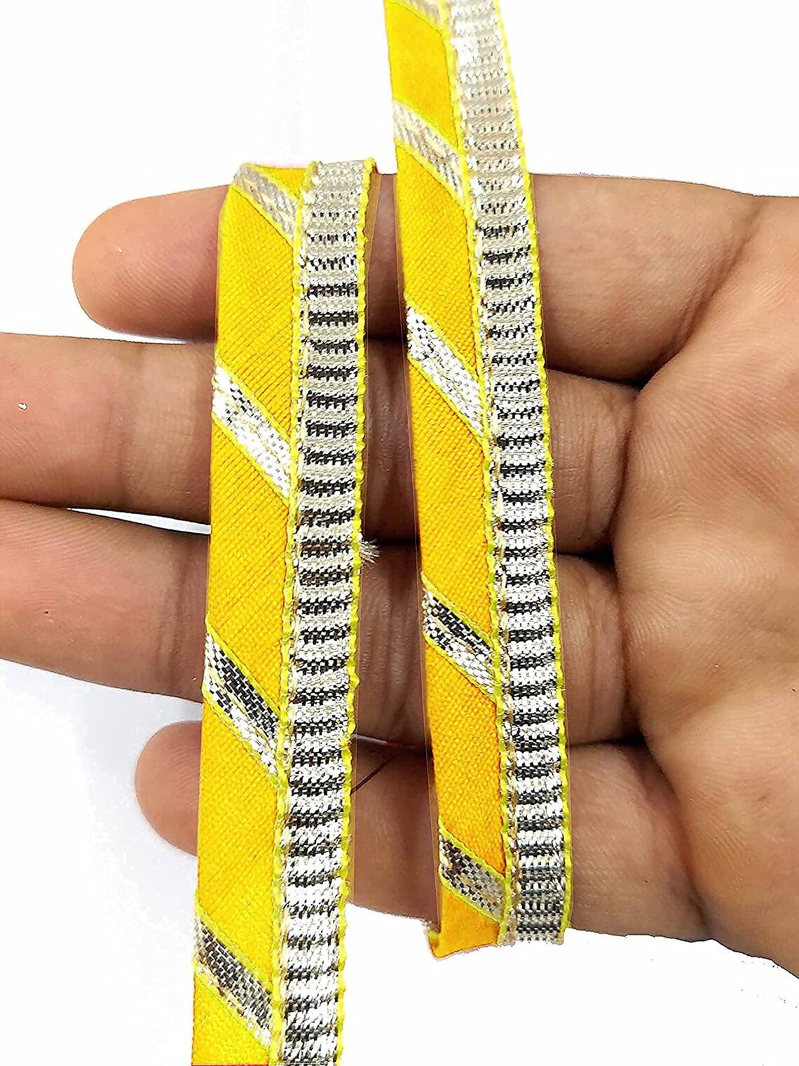 Gota Patti Trim: Indian Ribbon, Upholstery & Craft Lace - 50 Yards - Etsy