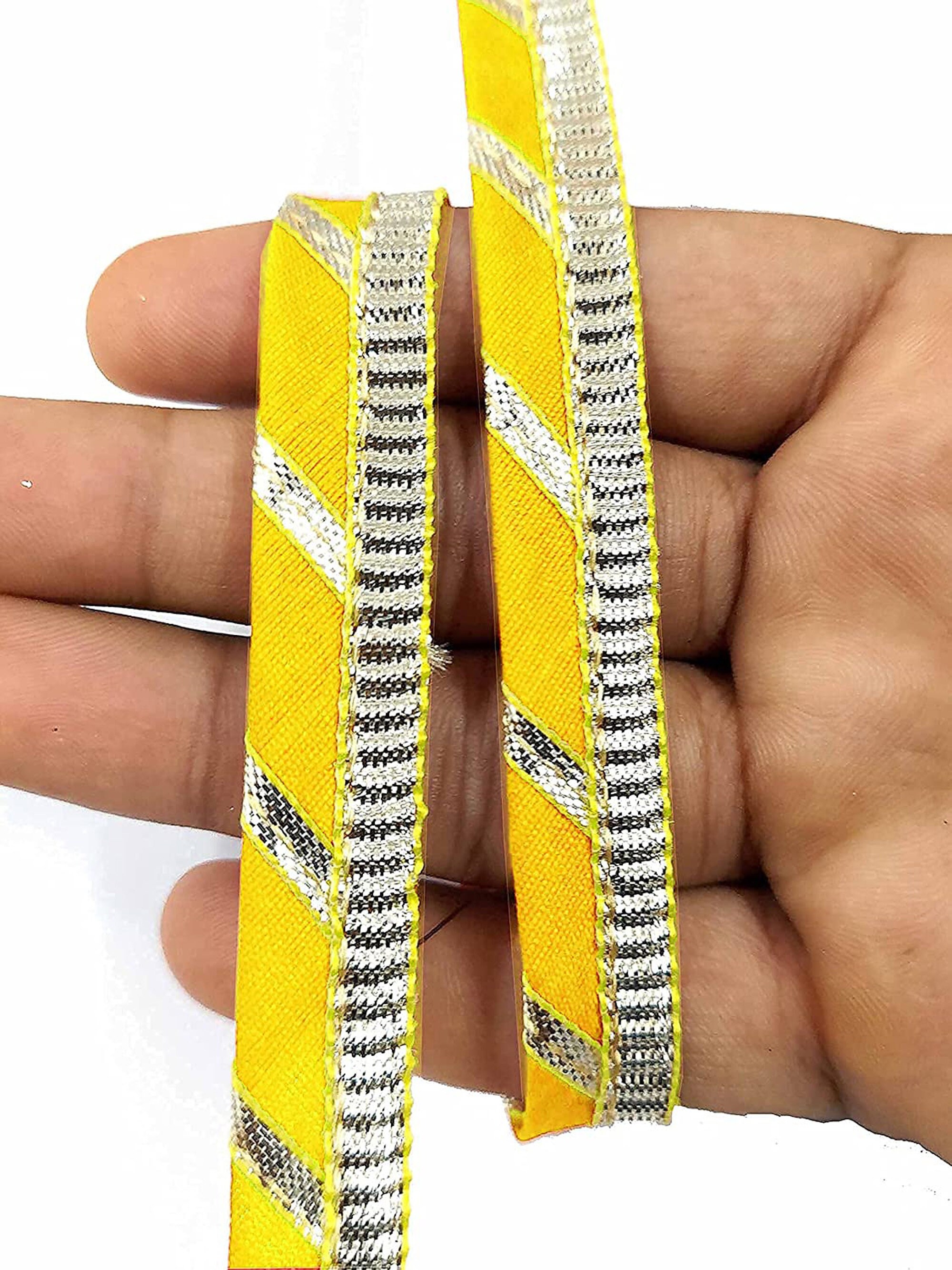 Gota Patti Trim: Indian Ribbon, Upholstery & Craft Lace - 50 Yards - Etsy