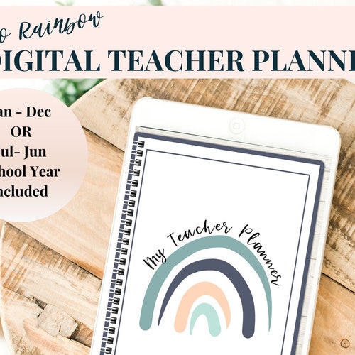 Digital Teacher Planner Goodnotes - Etsy