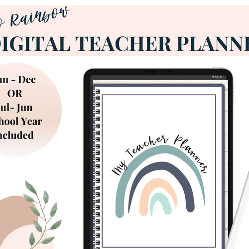 Digital Teacher Planner Goodnotes - Etsy