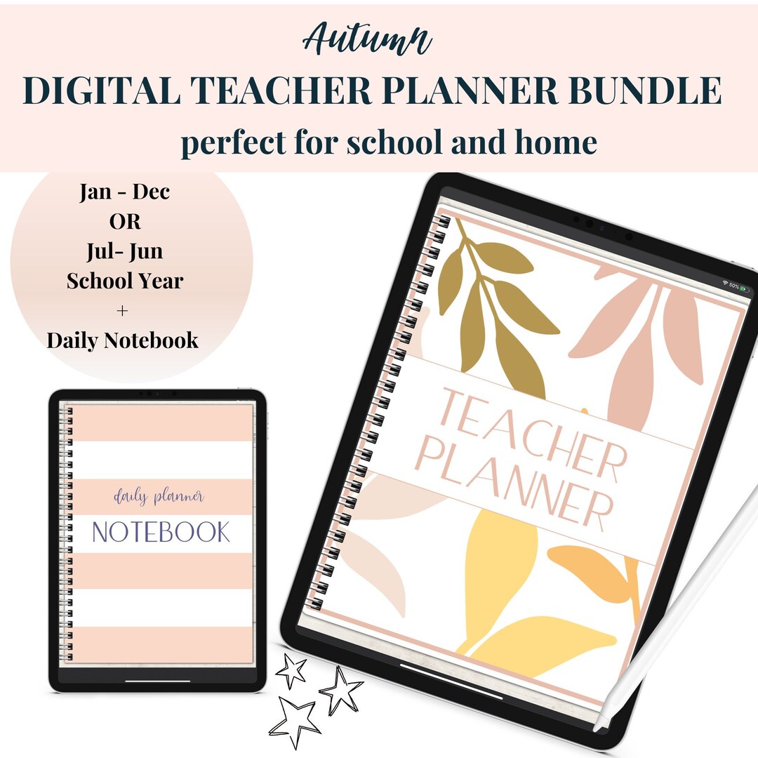Digital Teacher Planner, 2024 Digital Teacher Planner for Goodnotes ...