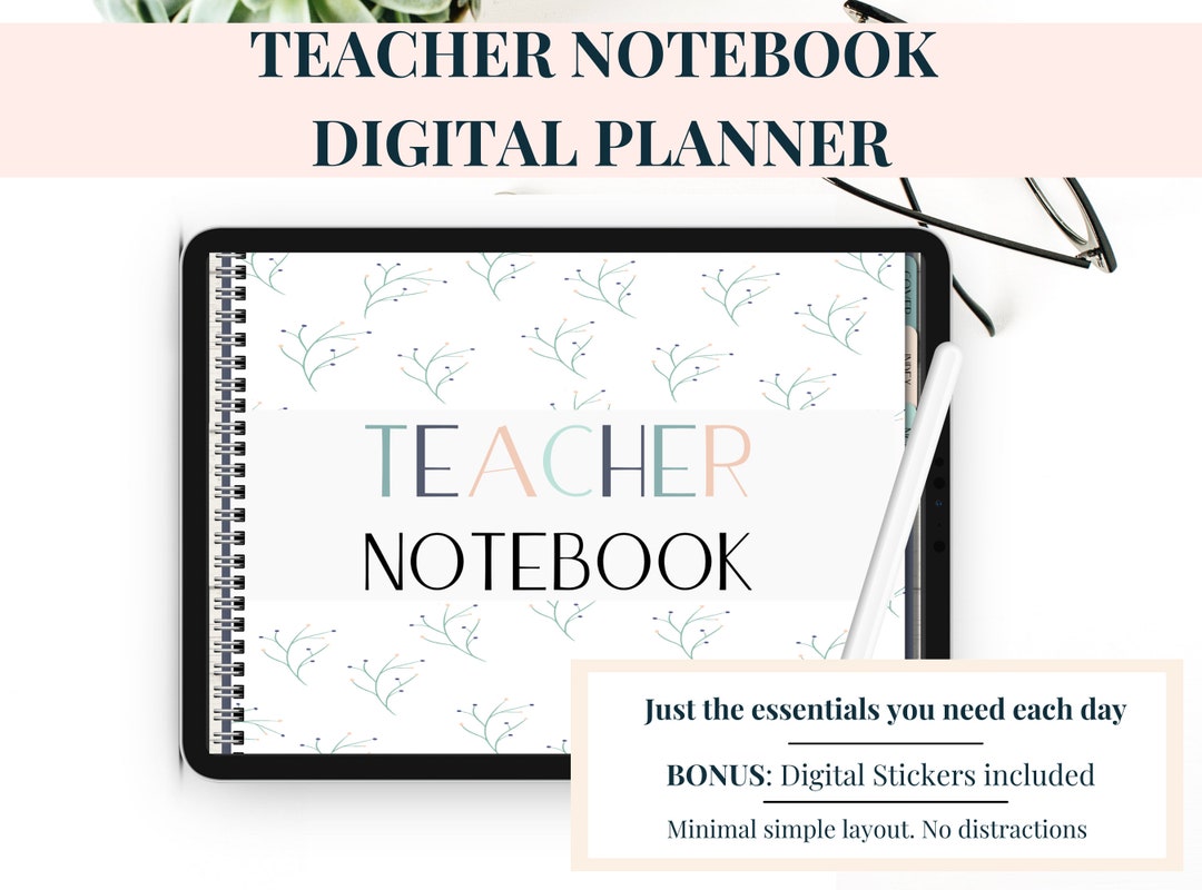 Digital Teacher Planner, Digital Teacher Planner for Goodnotes, 2024 ...